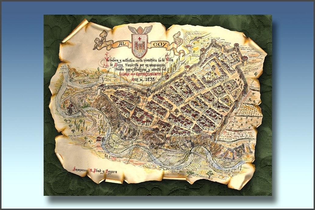 Lámina plano alcoy 1255 | LAMINAS | Láminas de alcoy | Comprar producto ...